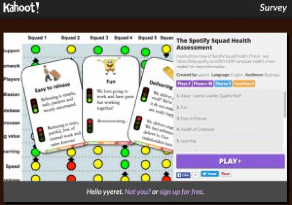 Assessing Agile Health Using the Spotify Squad "Health" Check beyond ...